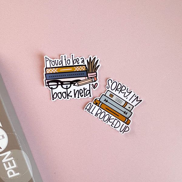 Bookish sticker pack - style 2 – Bubblegumfringe